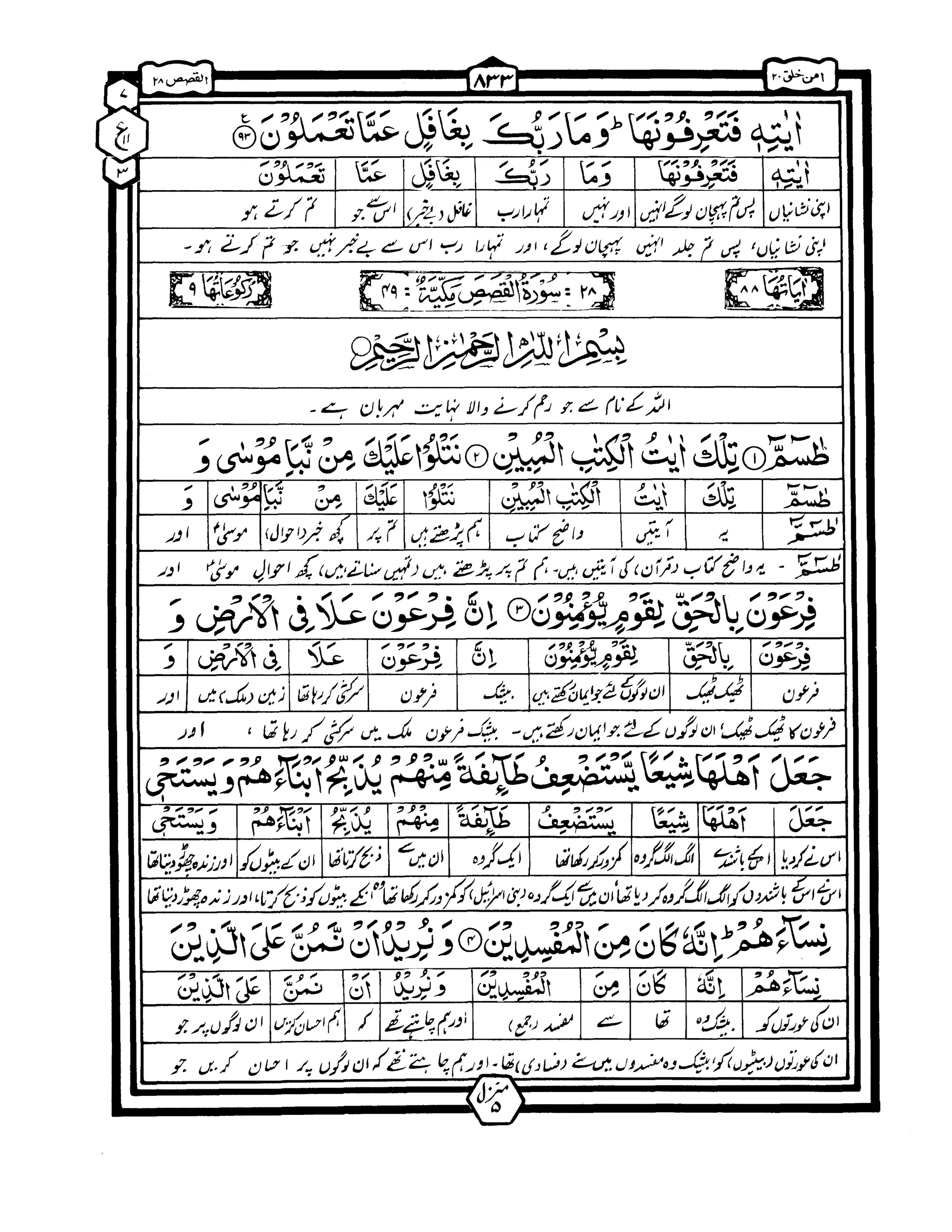 Quran with urdu translation and Tafseer | Para 20 | PDF