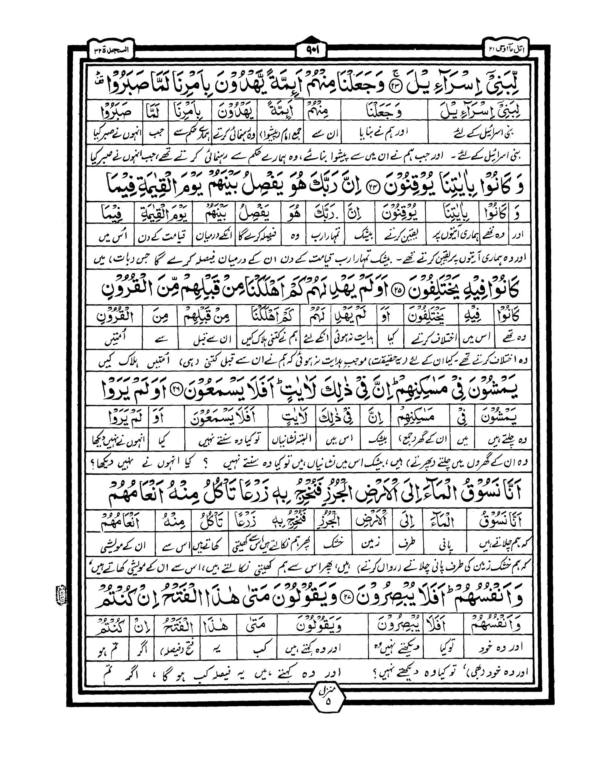 Quran with urdu translation and Tafseer | Para 21 | PDF