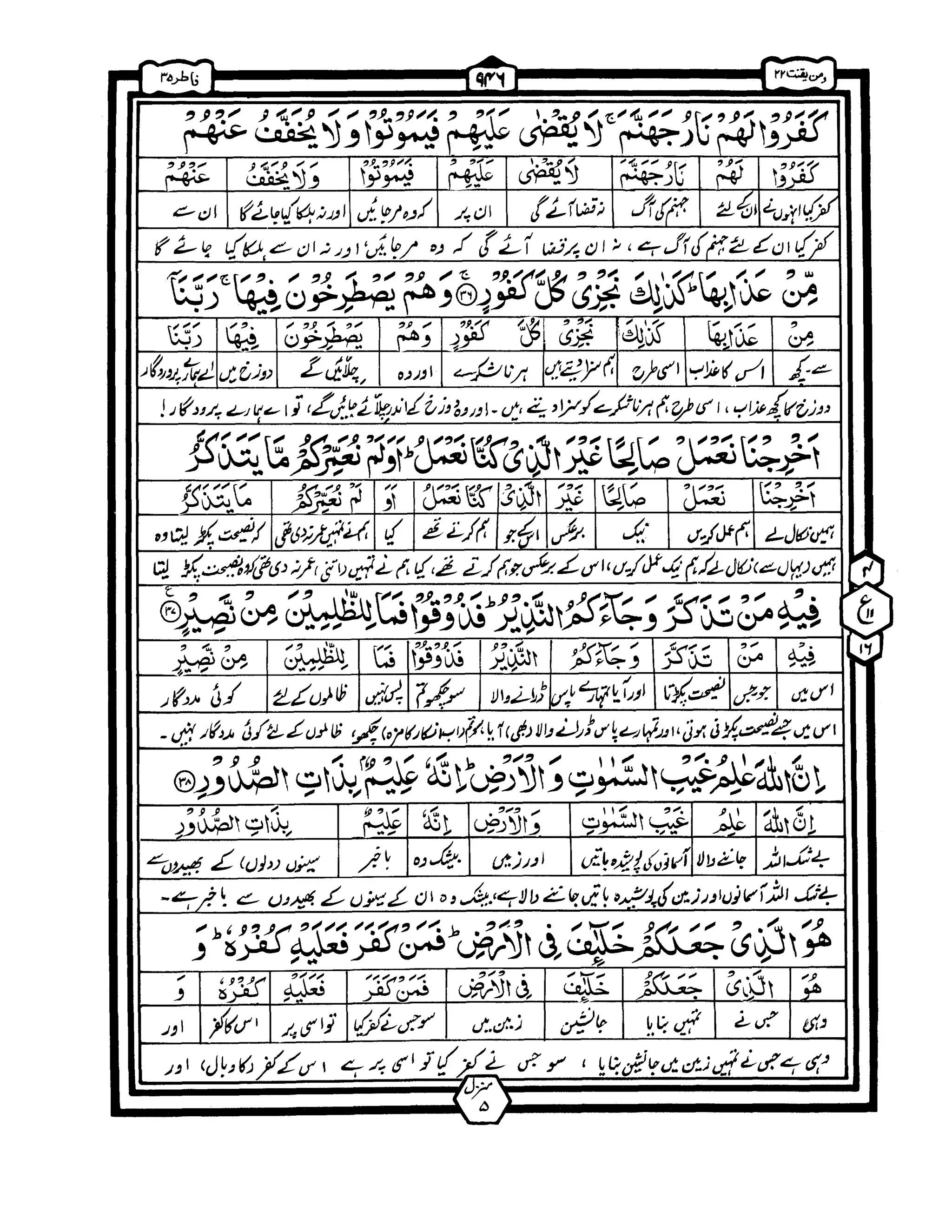 Quran with urdu translation and Tafseer | Para 22 | PDF