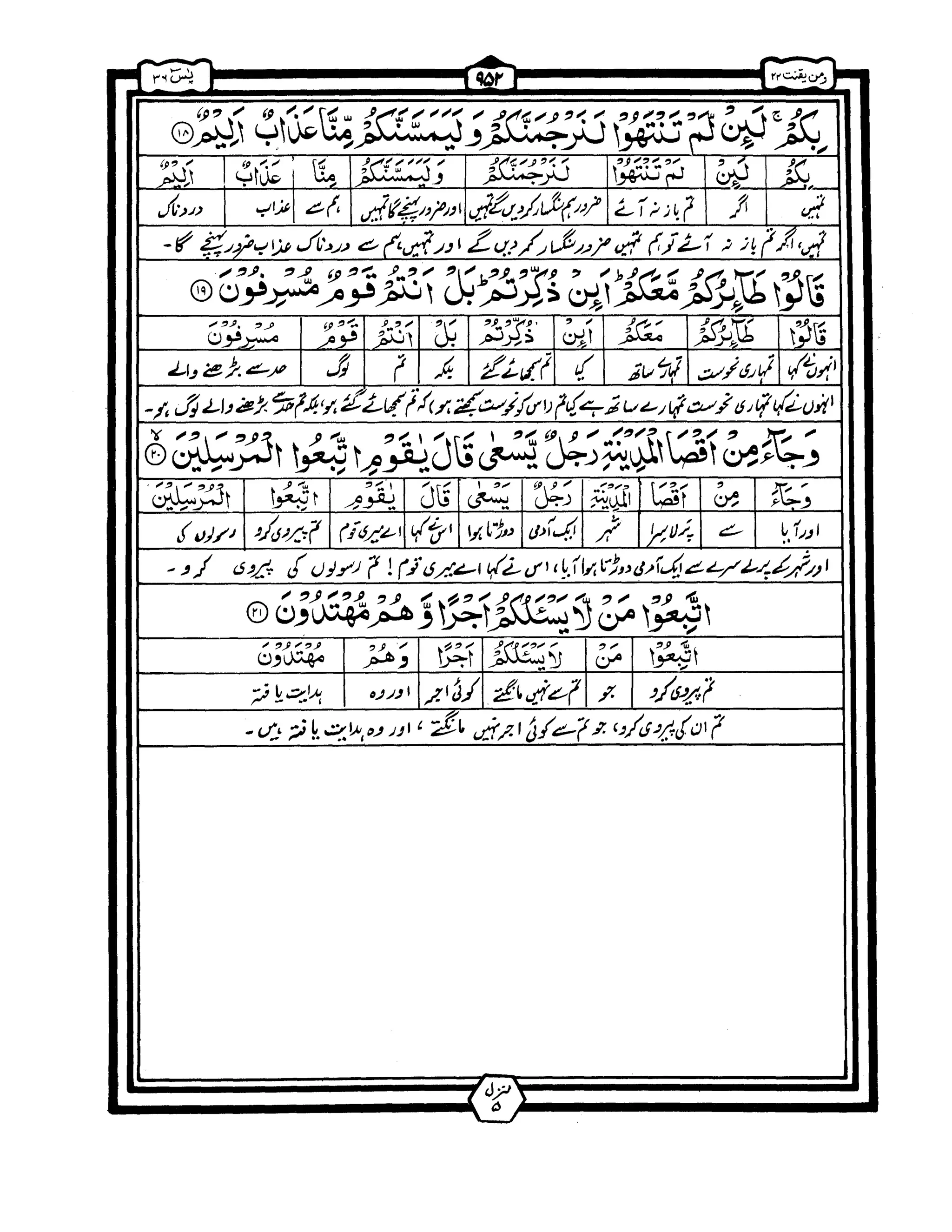 Quran with urdu translation and Tafseer | Para 22 | PDF