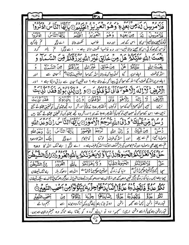 Quran with urdu translation and Tafseer | Para 22 | PDF