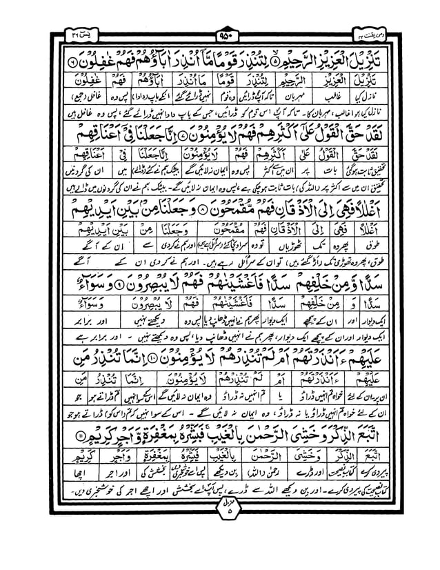 Quran with urdu translation and Tafseer | Para 22 | PDF