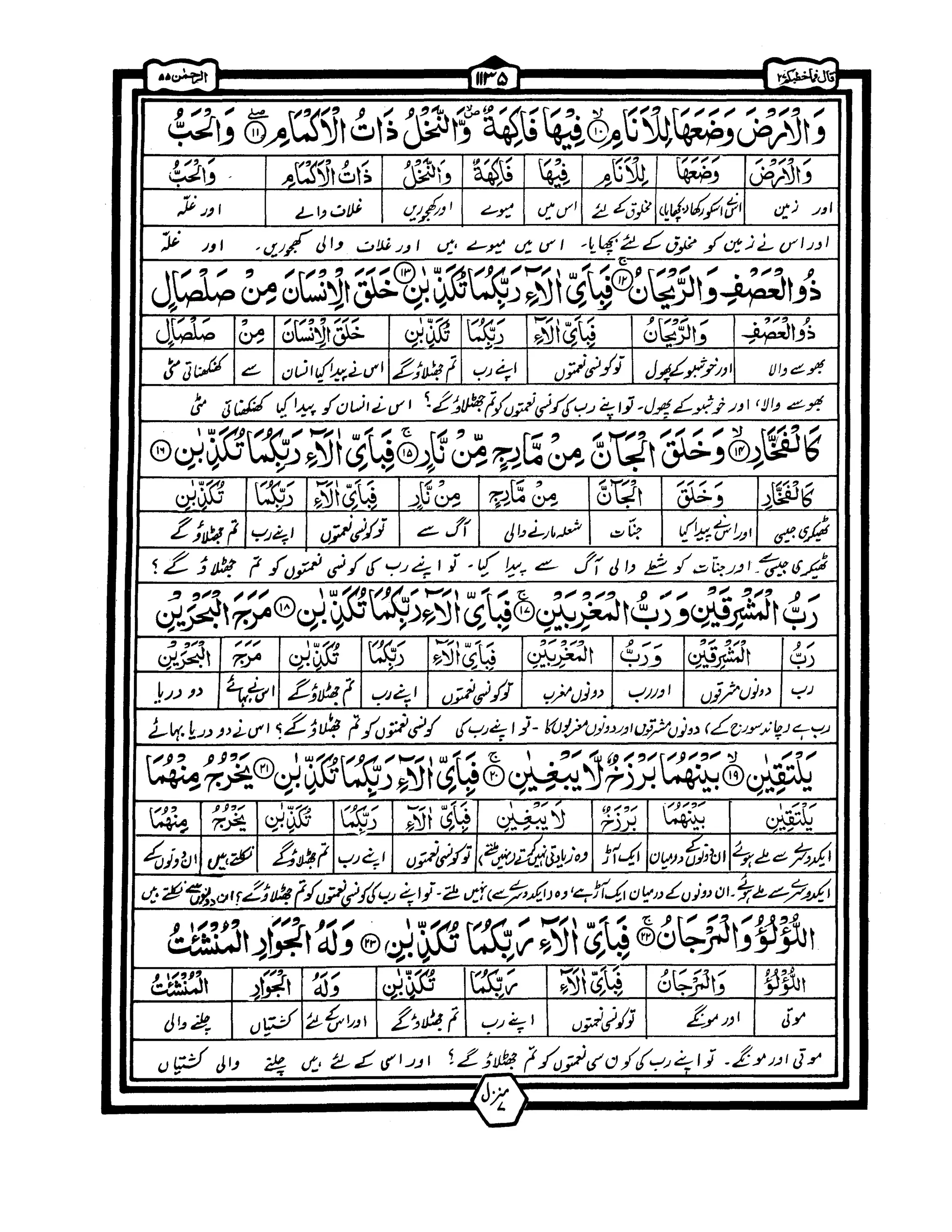 Quran with urdu translation and Tafseer | Para 27 | PDF