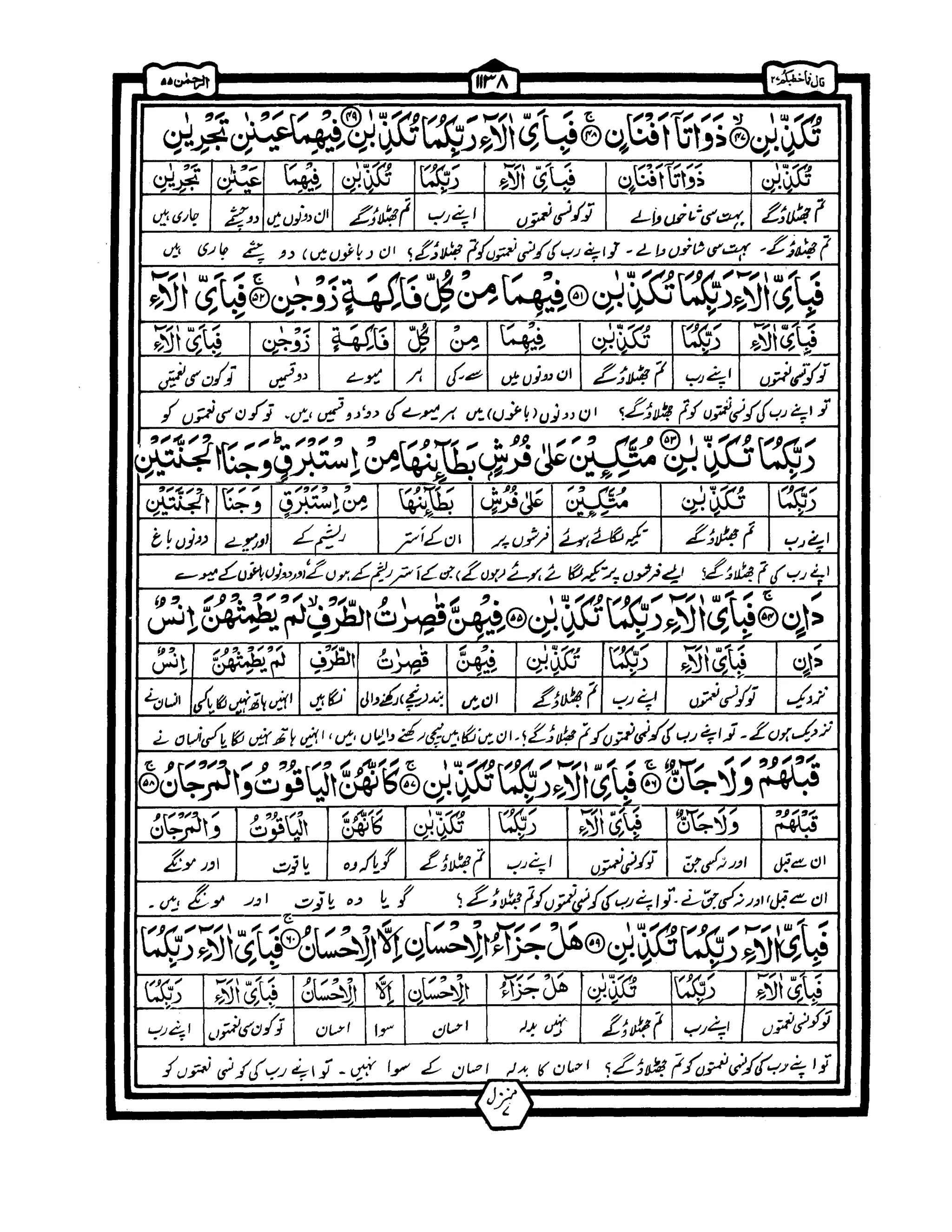 Quran with urdu translation and Tafseer | Para 27 | PDF