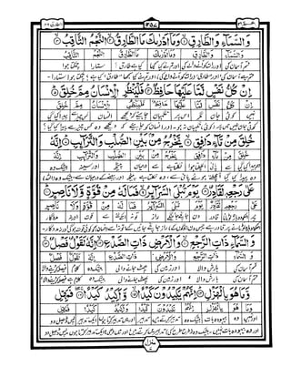 Quran with urdu translation and Tafseer | Para 30 | PDF