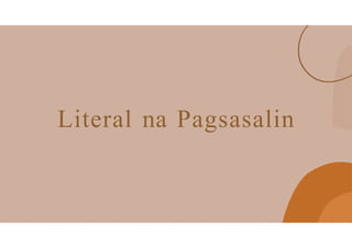 G10_Mga Paraan ng Pagsasalin ng mga Salita | PPTX
