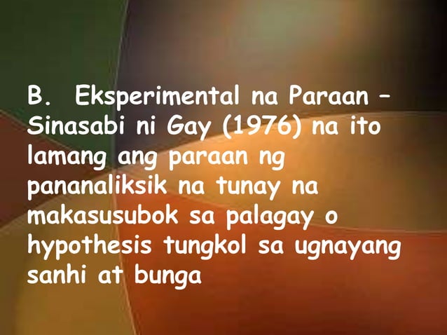 Paraan ng pananaliksik | PPTX