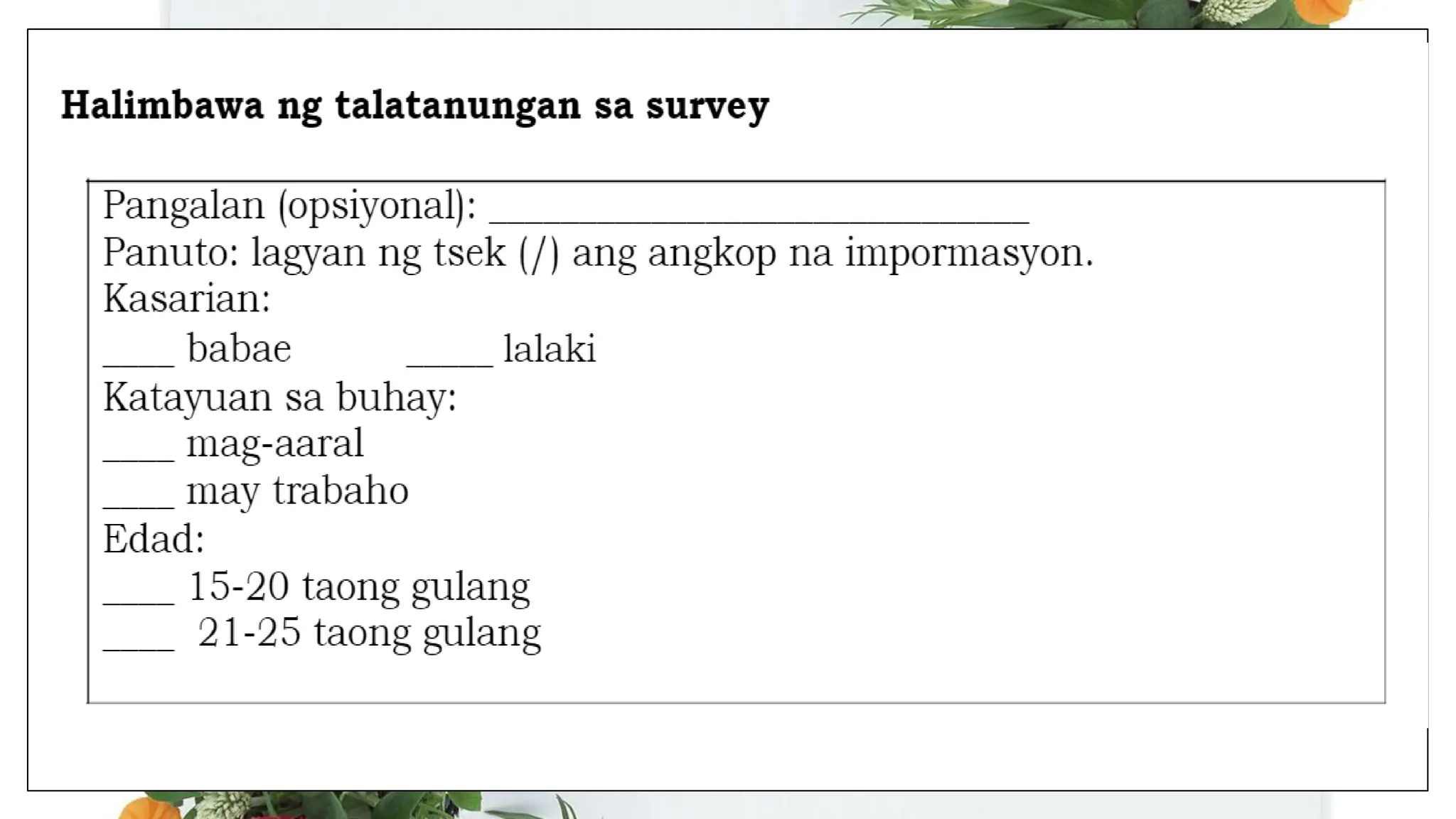 paraan sa pagkuha ng datos g11 lesson 6.pptx