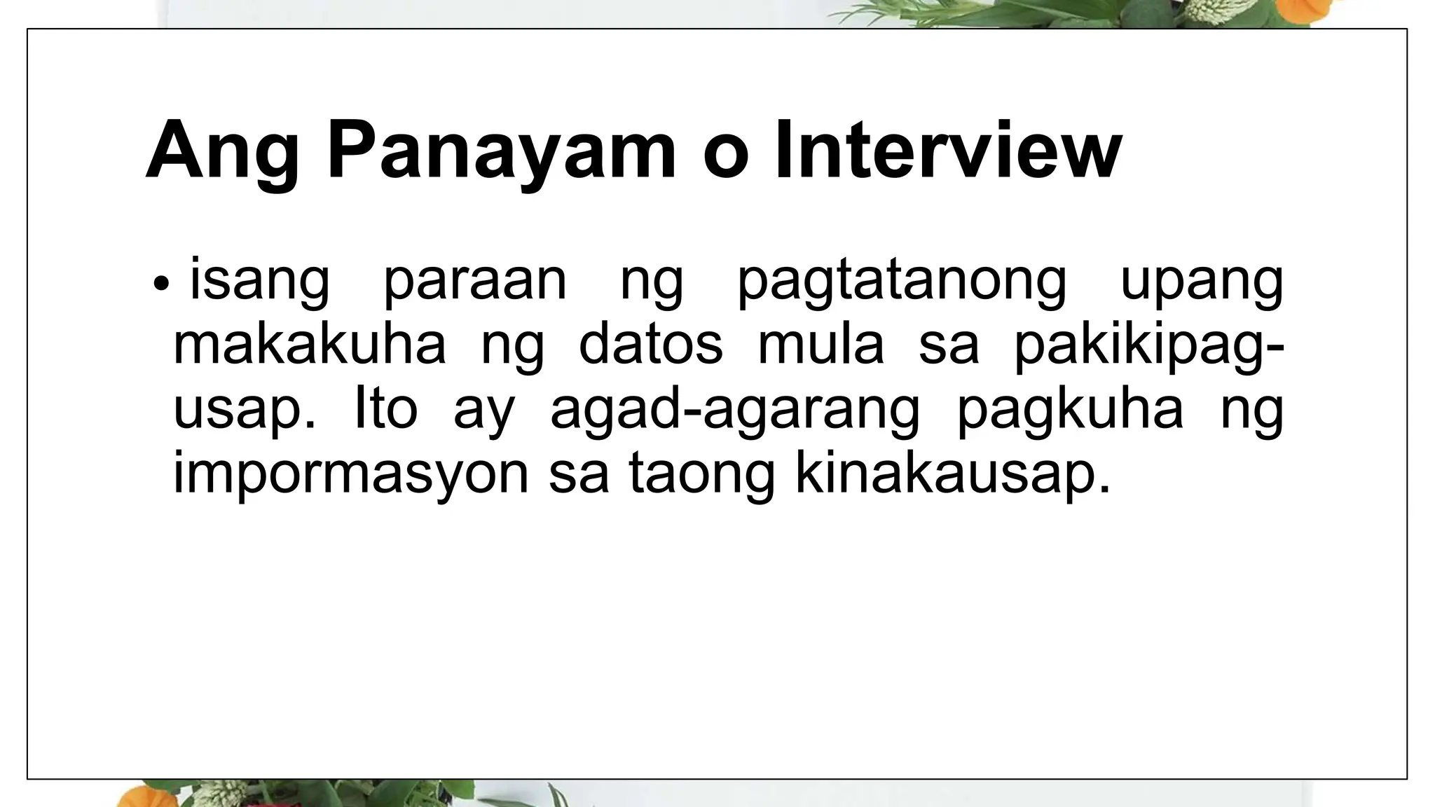 paraan sa pagkuha ng datos g11 lesson 6.pptx