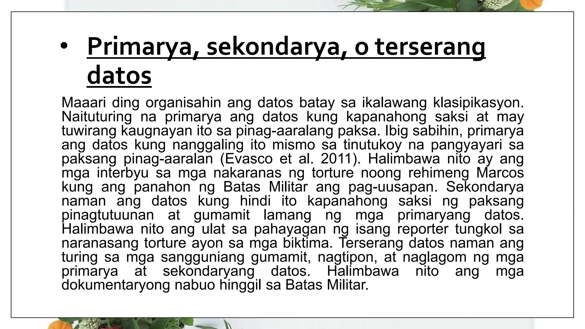 paraan sa pagkuha ng datos g11 lesson 6.pptx