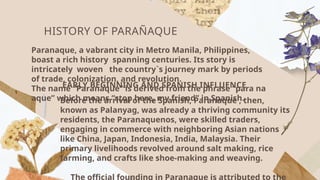 PARAÑAQUE CITY Tourist Spots and Attractions | PPTX