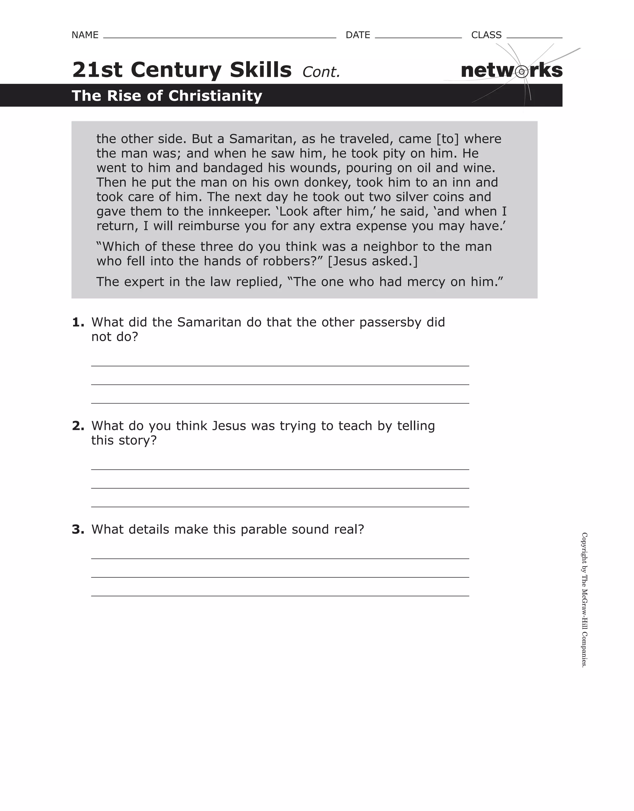 Parable example and information | PDF