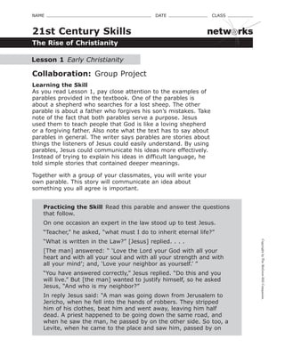 Parable example and information | PDF