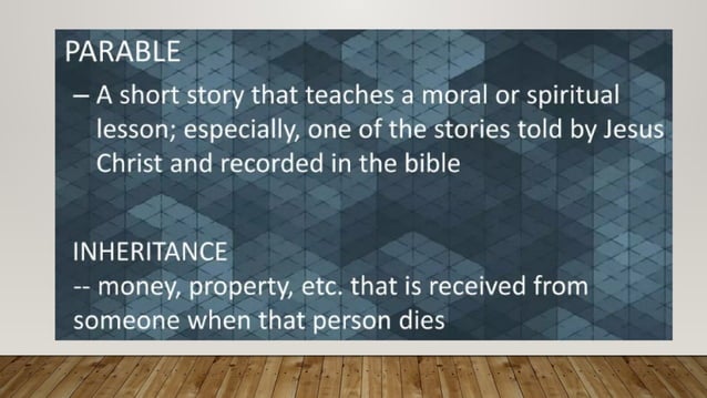 PARABLE-OF-THE-PRODIGAL-SON.powerpoint ppt | PPTX | Gospel Music | Music