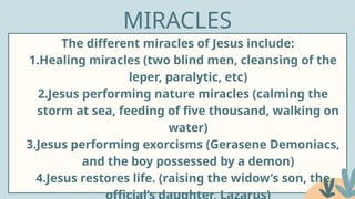 A powerpoint about parables of the bible and one story of the ten ...