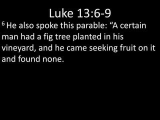 Parable of fig tree | PPTX