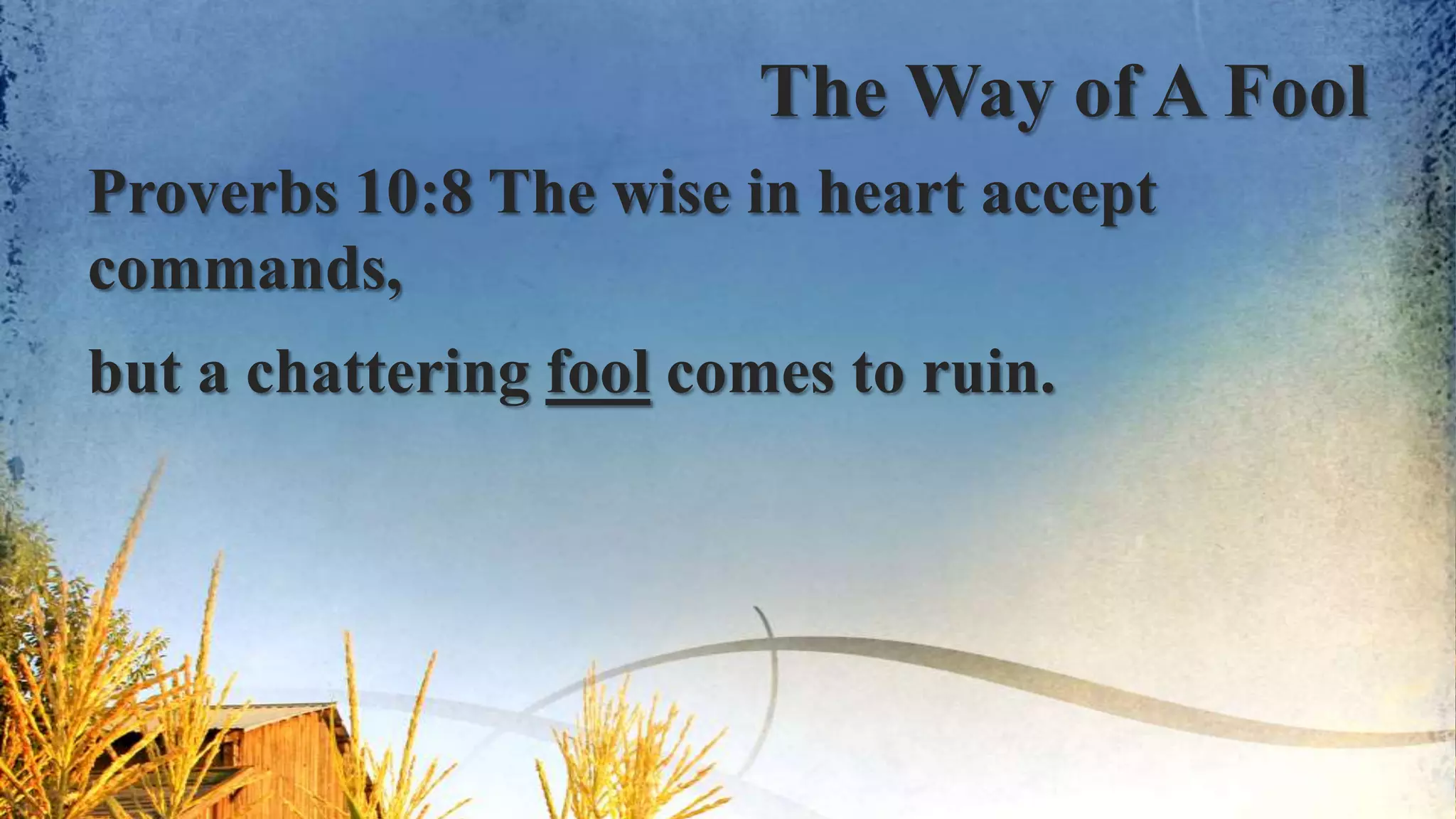 Parable of the Rich Fool | PPTX