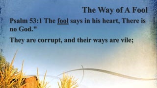 Parable of the Rich Fool | PPTX