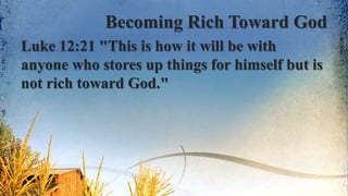 Parable of the Rich Fool | PPTX