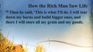 Parable of the Rich Fool | PPTX