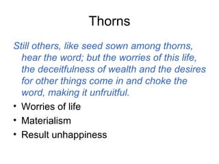 Parable of the sower | PPT