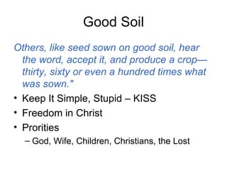 Parable of the sower | PPT | Christianity | Religion & Spirituality