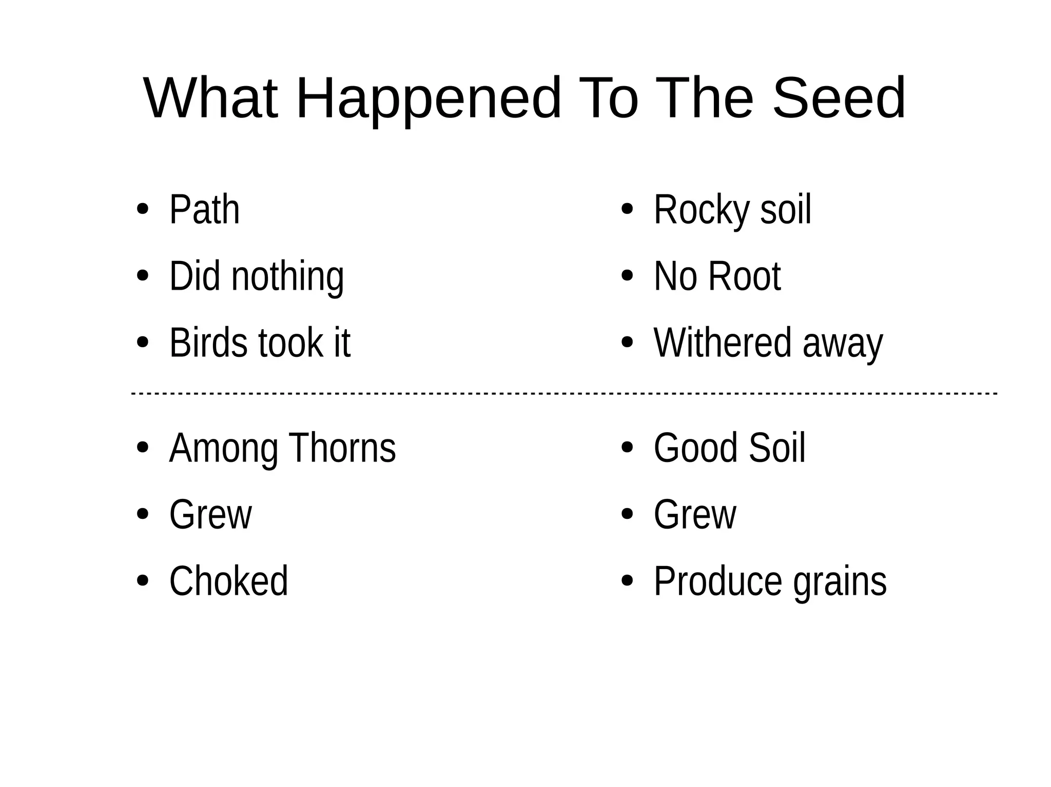 Parable of the sower (Part of the Synoptic Gospel Study) | PDF