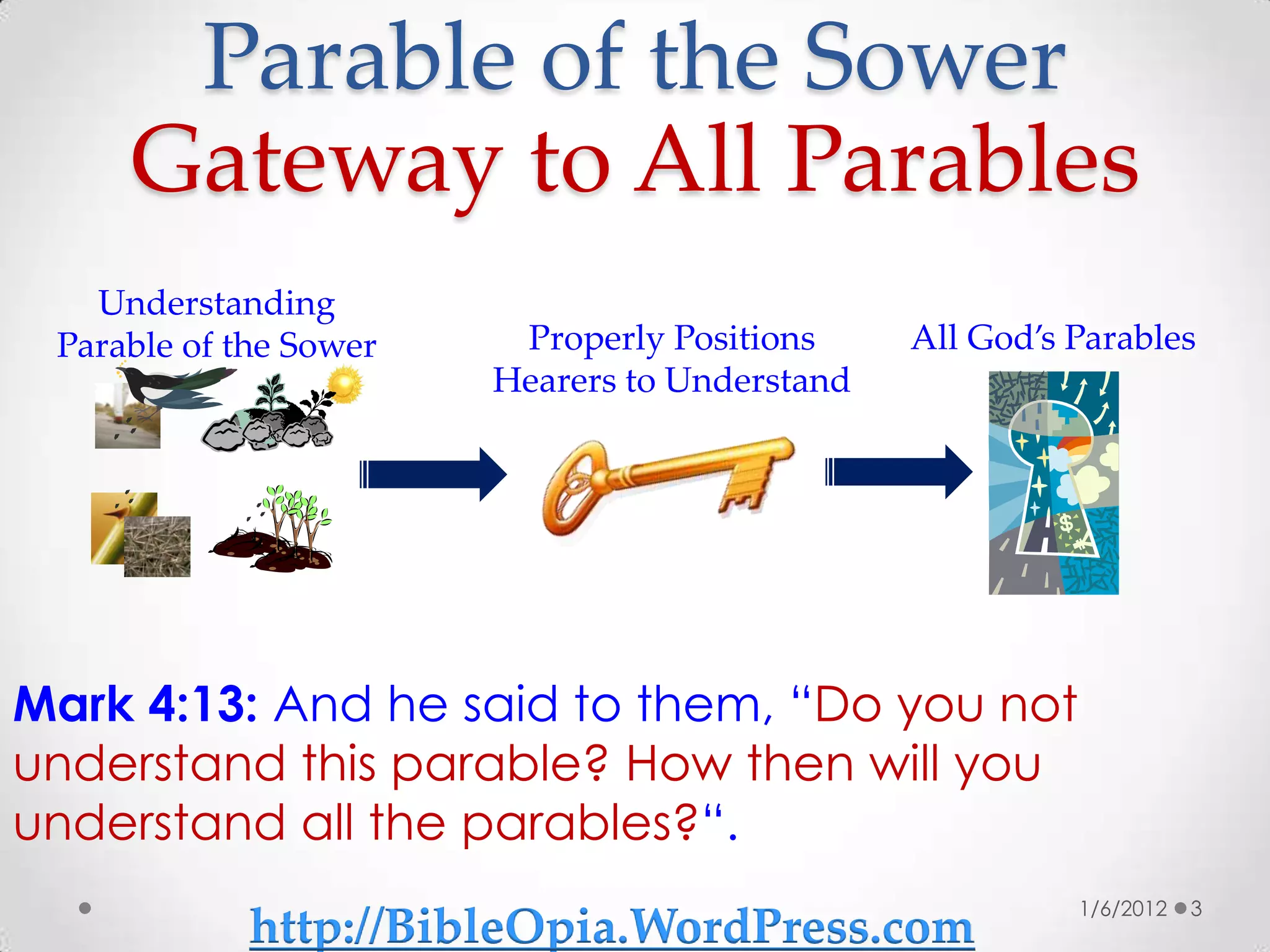 Parable of the Sower and Reapers Roadmap | PDF