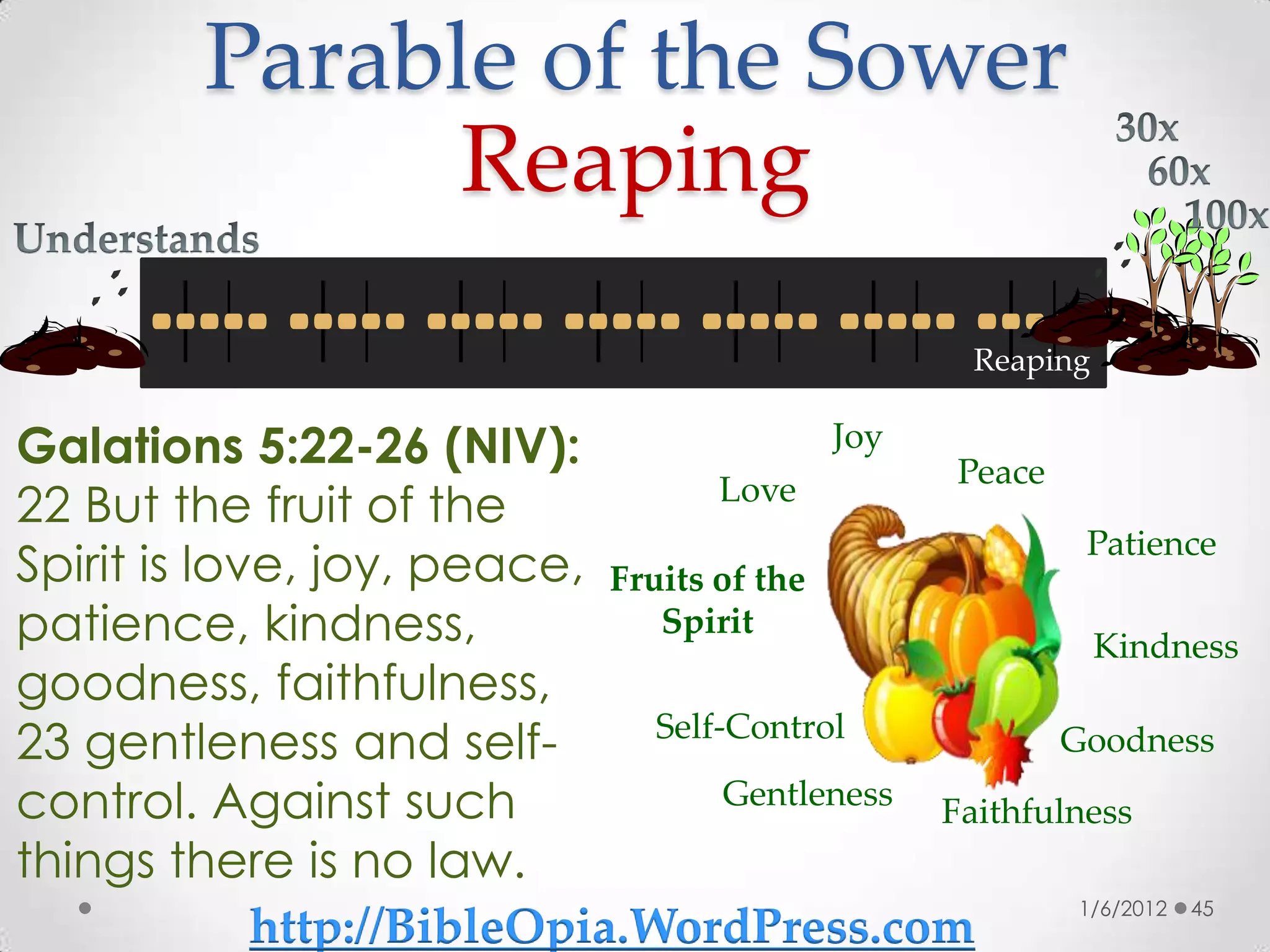 Parable of the Sower and Reapers Roadmap | PDF