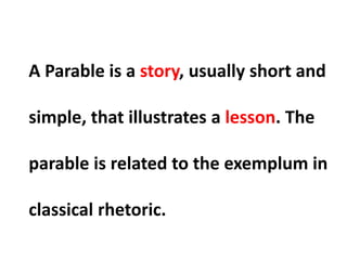 Parables | PPTX