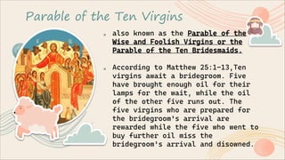 Parables-of-Jesus11. PARABLES OF THE TEN VIRGINS | PDF