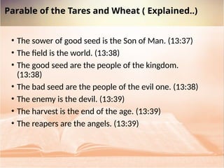 Mathew - Parables-of-the-Kingdom PPT.pptx