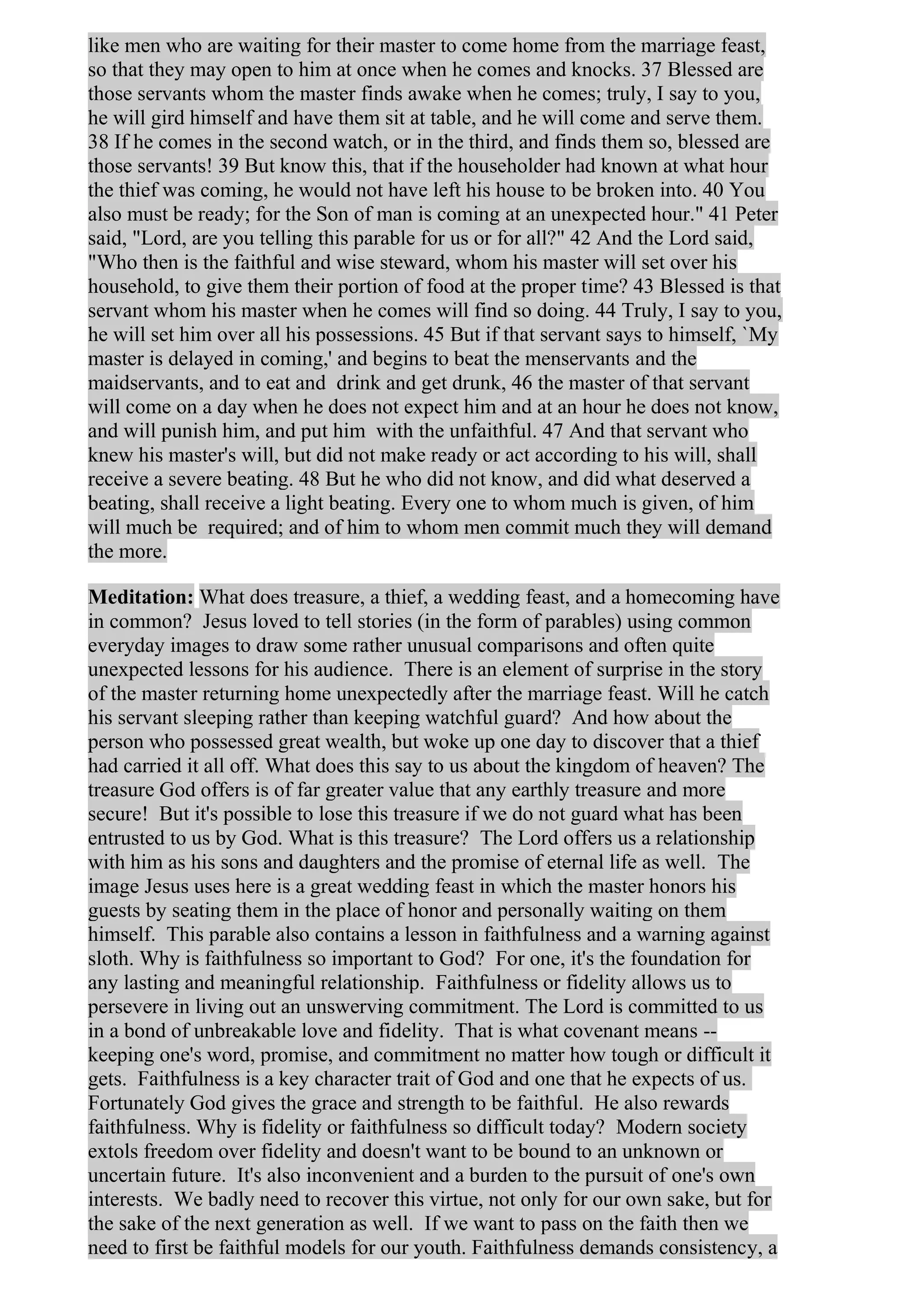 Parables effing parables | DOCX