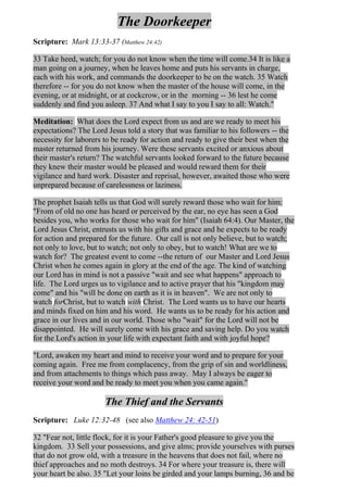 Parables effing parables | DOCX