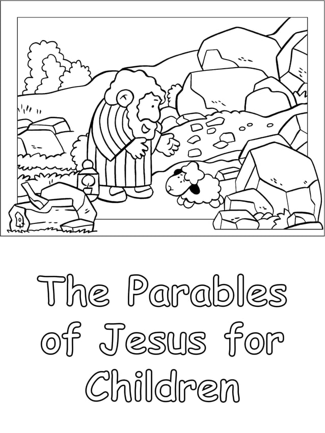 Parables of Jesus for Children: Coloring Book | PDF