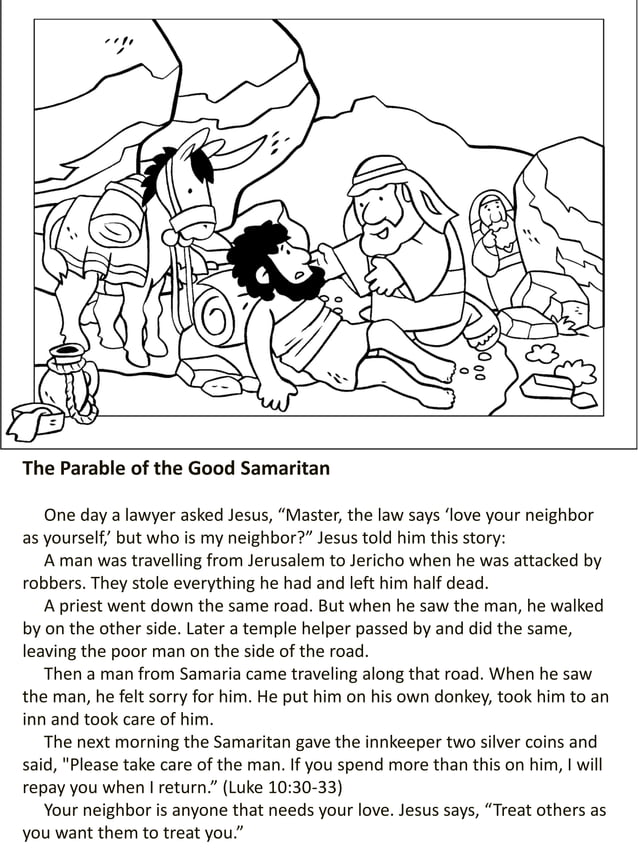 Parables of Jesus for Children: Coloring Book | PDF