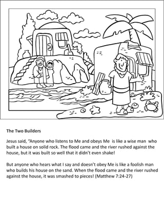 Lazarus And The Rich Man Coloring Pages