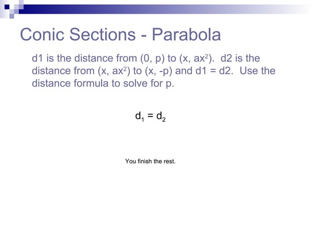 Parabola | PPT | Physics | Science