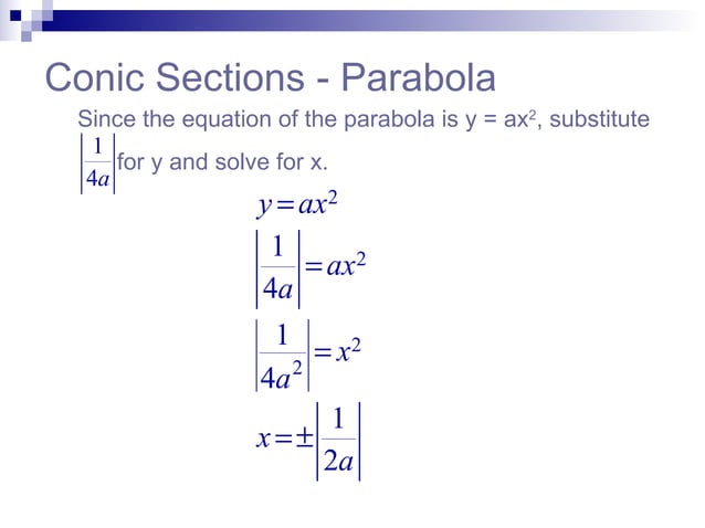 Parabola | PPT | Physics | Science