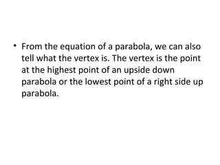 Parabola | PPT