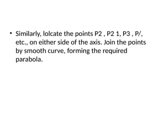 Construct An parabola When The Distance Between The Focus And The ...