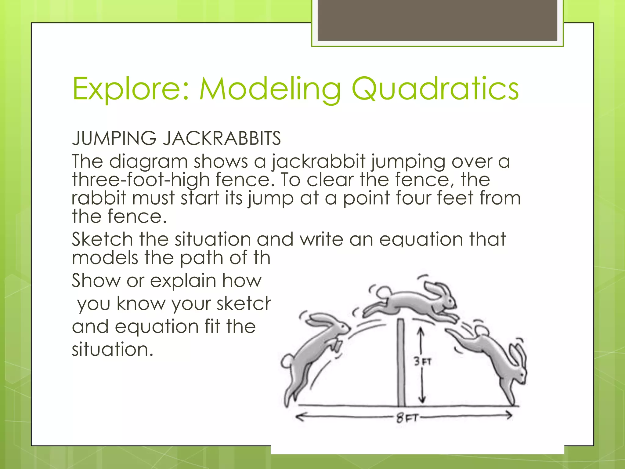 Parabola lab day 4 | PPTX
