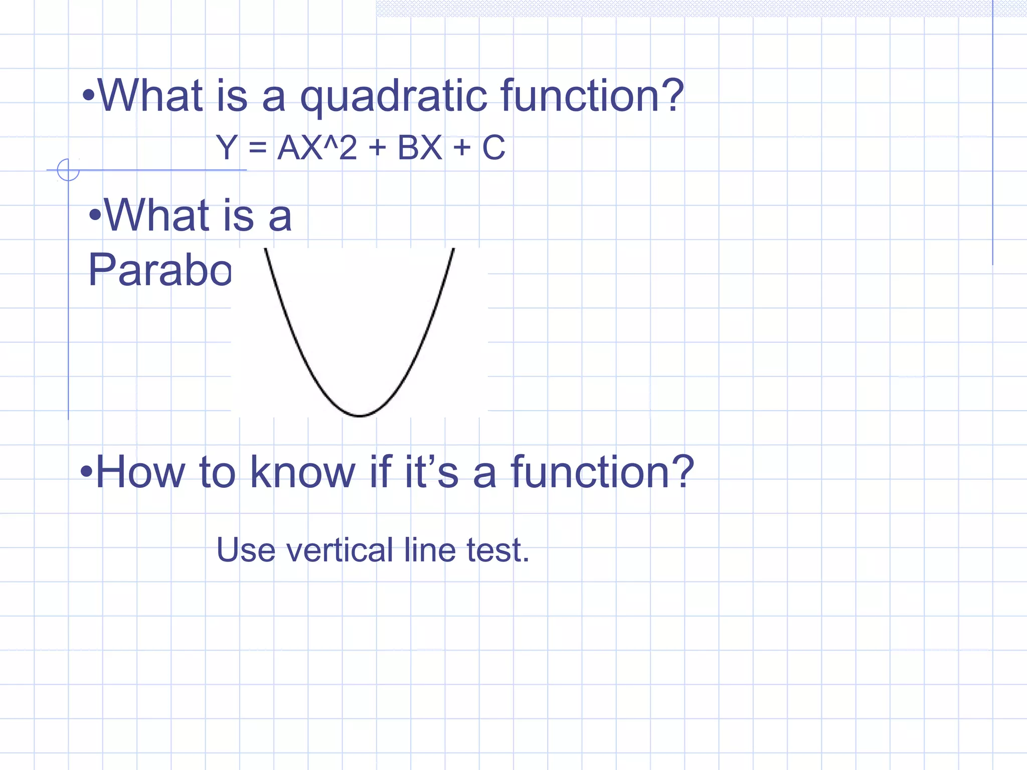 Parabola Lesson Powerpoint Presentation | PPT