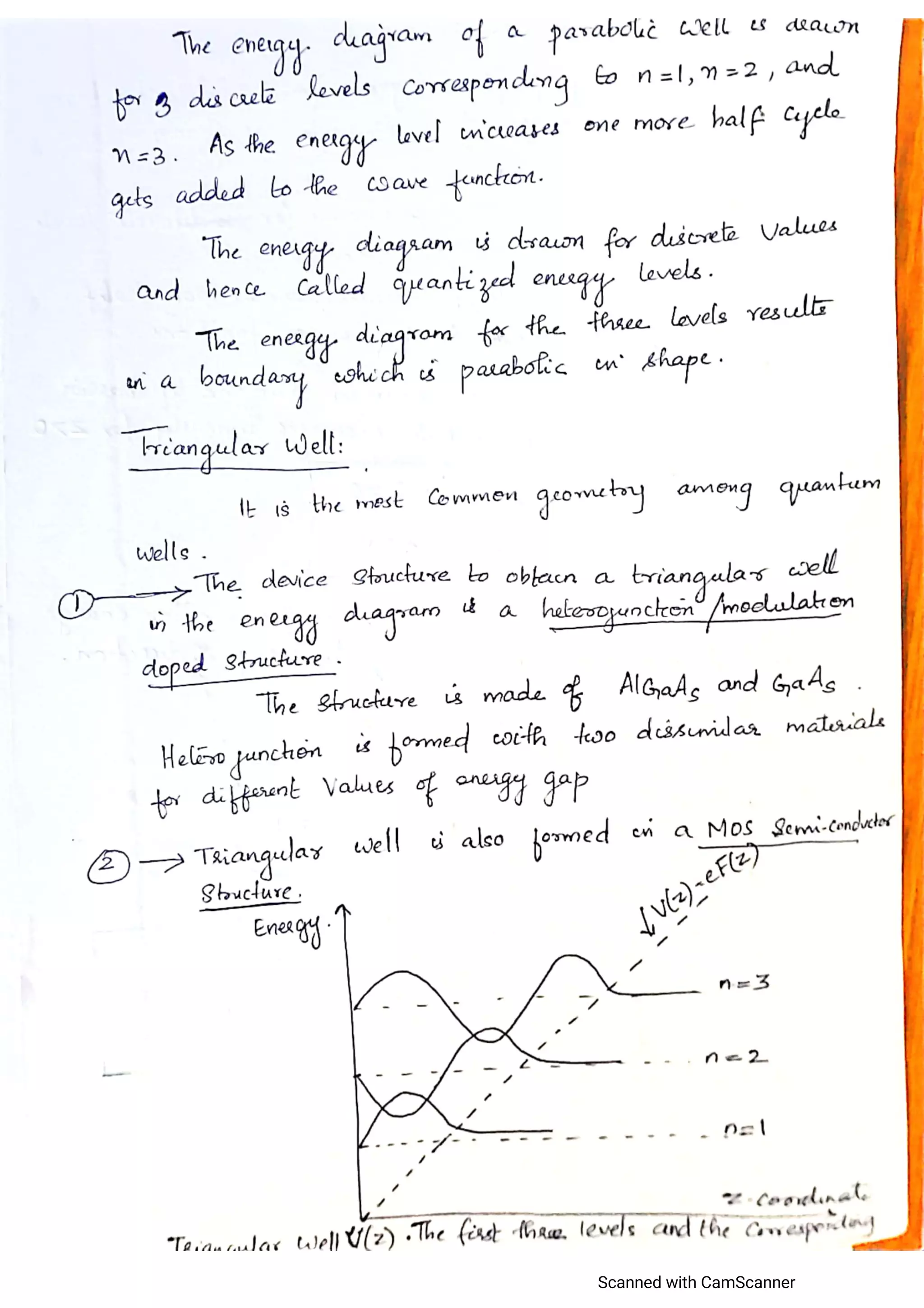parabolic and triangular quantum well, Quantum wire.pdf | Consumer ...