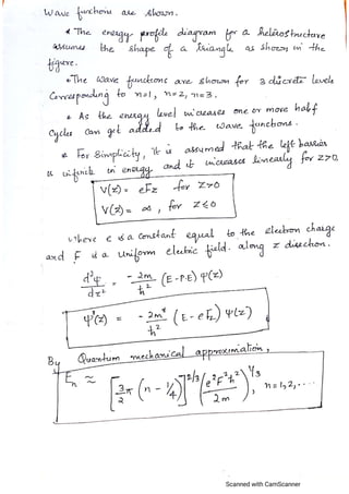 parabolic and triangular quantum well, Quantum wire.pdf | Consumer Electronics | Technology ...