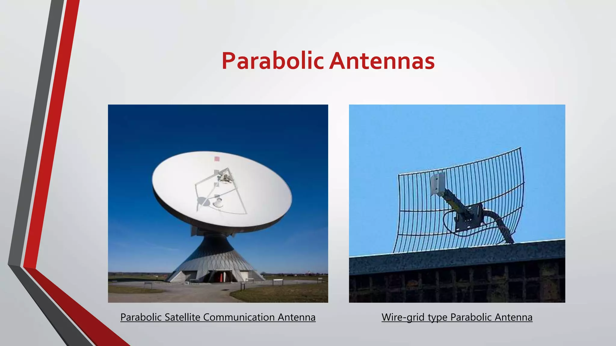 Parabolic antennas | PPTX