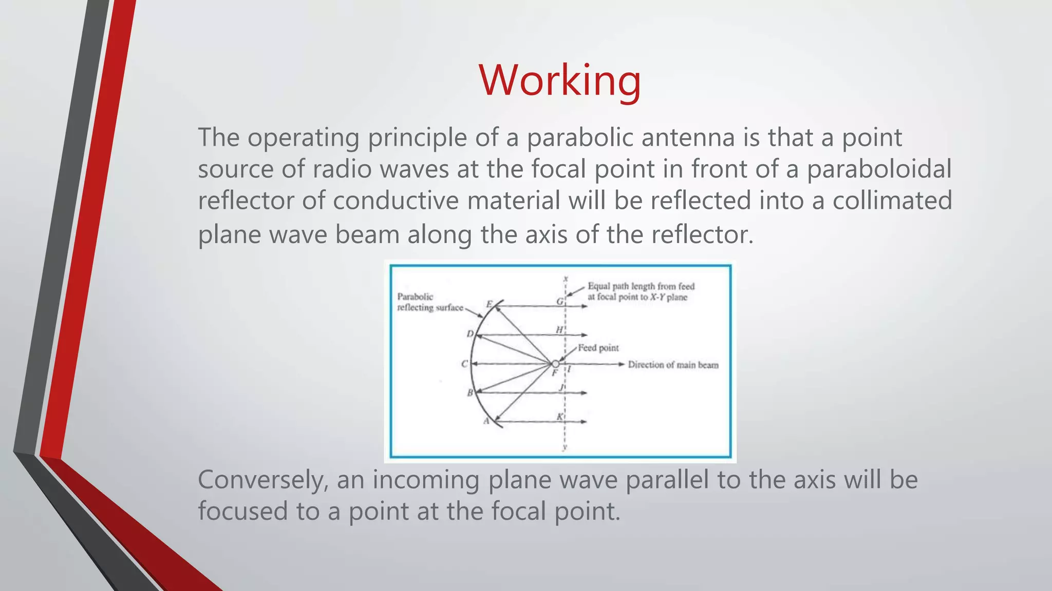 Parabolic antennas | PPTX