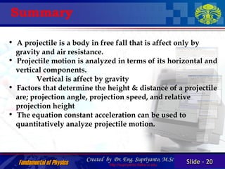 Parabolic motion | PPT