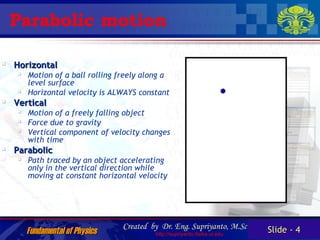 Parabolic motion | PPT