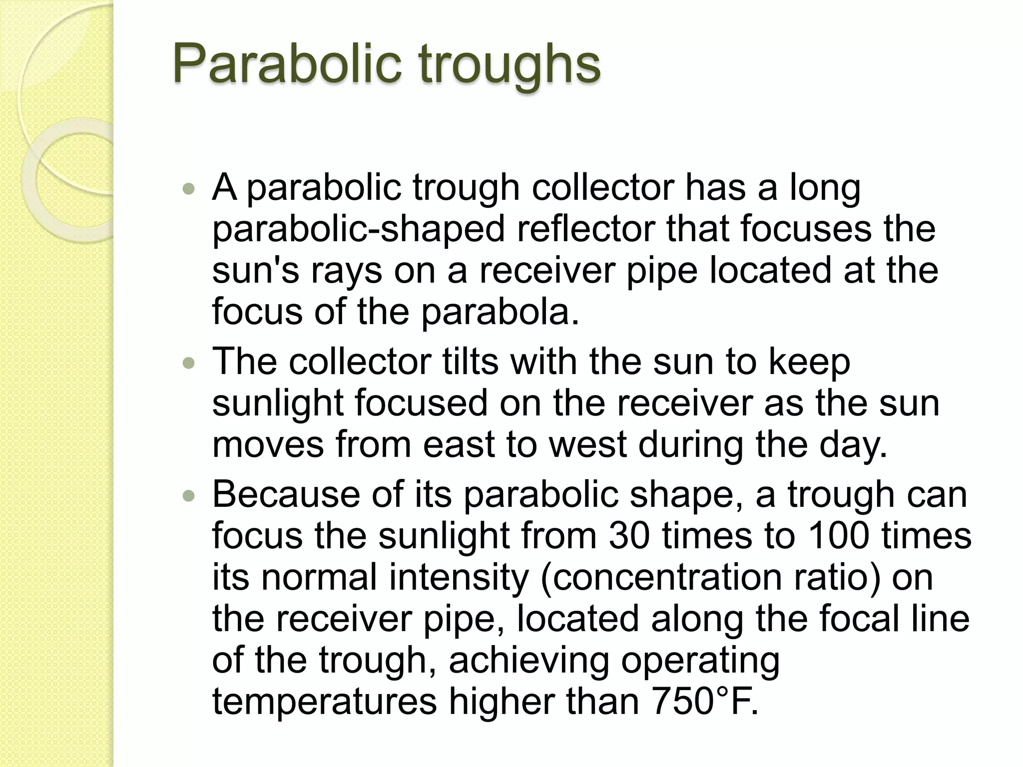 Parabolic trough | PPTX